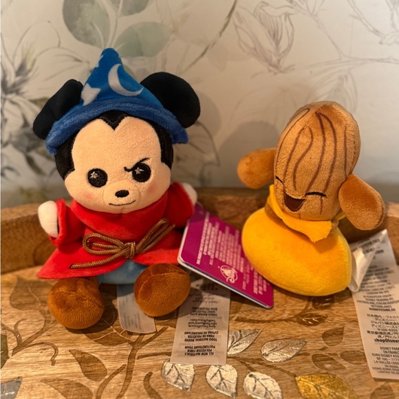 Disney | Toys | Disney Wishable Bundle Sorcerer Mickey And Broom Friend ...